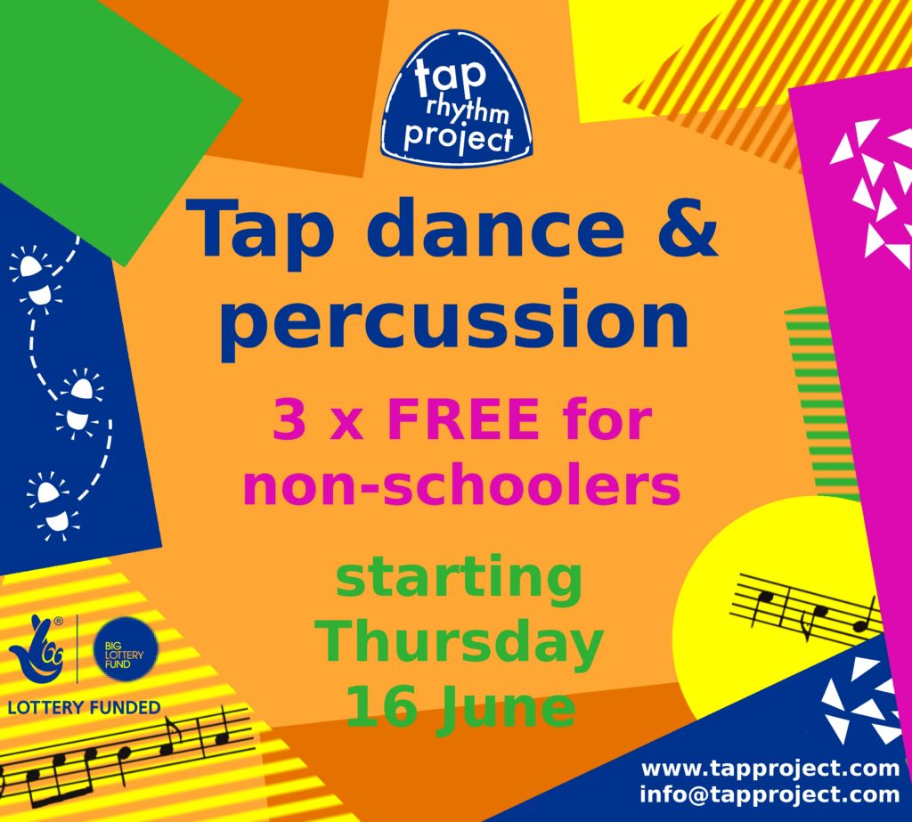 Tap & percussion, three sessions FREE, Meadows, Thursdays – Non-School ...